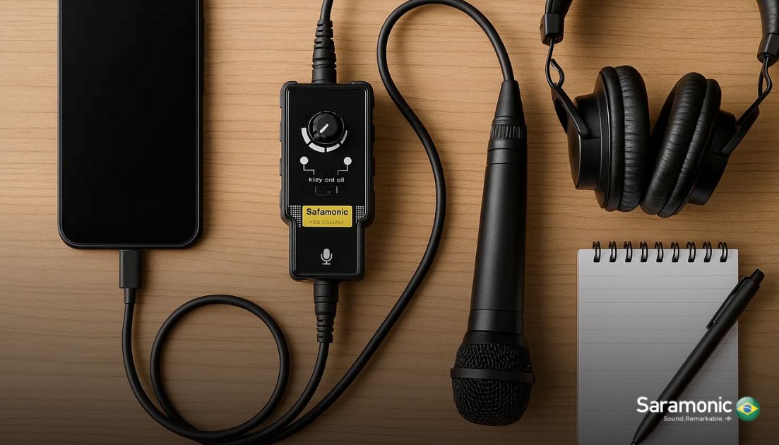 Interface de Áudio Para Celular: Como Conectar Microfones Profissionais ...